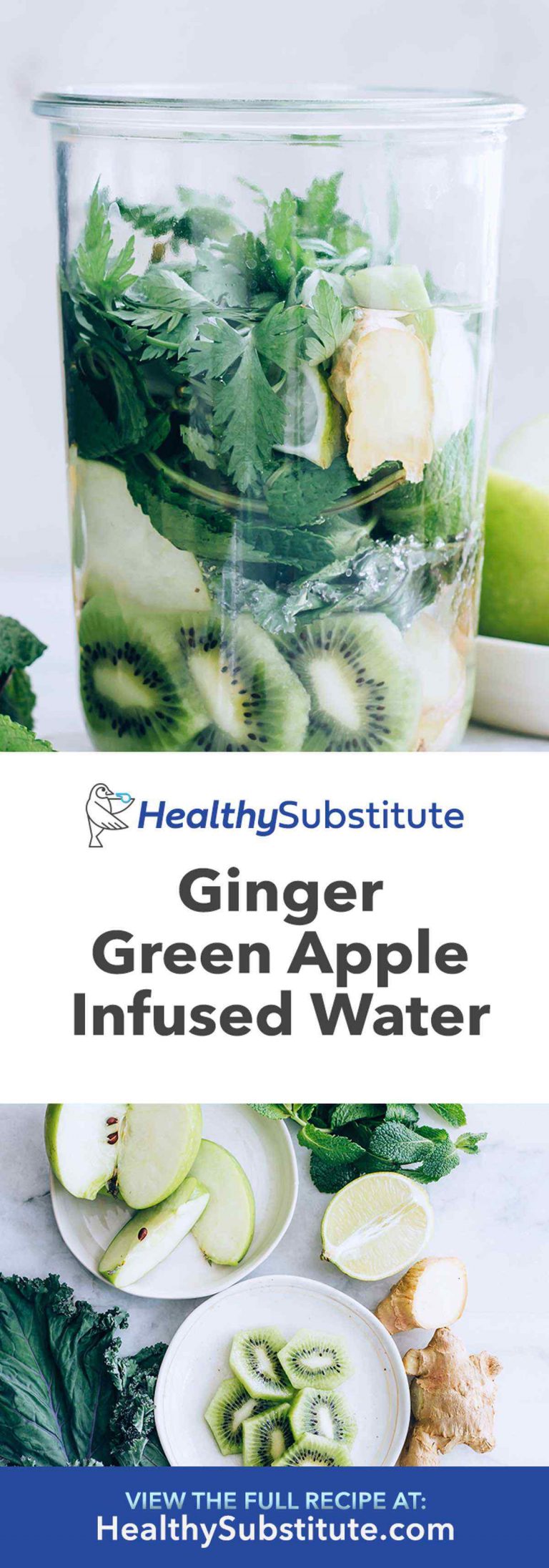 Big Green Infused Water - All the Healthiest Green Foods in a Glass ...
