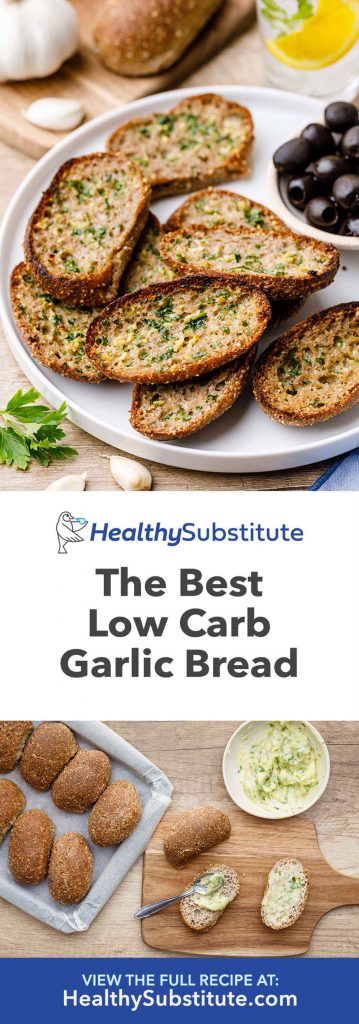 How to Make The Best Low Carb Paleo Garlic Bread - Healthy Substitute