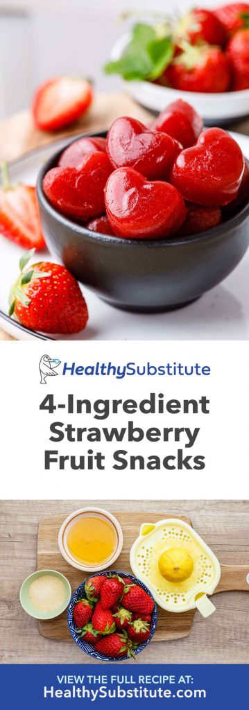 Easy 4-Ingredient Strawberry Fruit Snacks for a Healthy Snack - Healthy ...