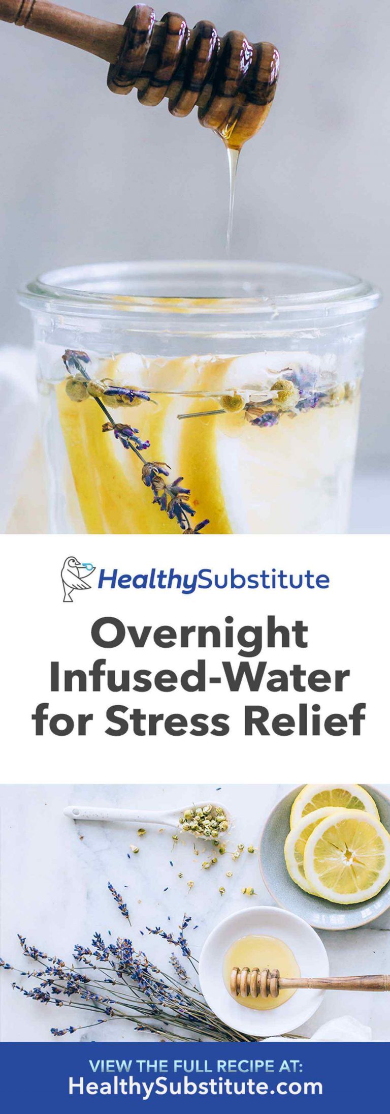 Overnight Infused Water for Stress Relief - Healthy Substitute