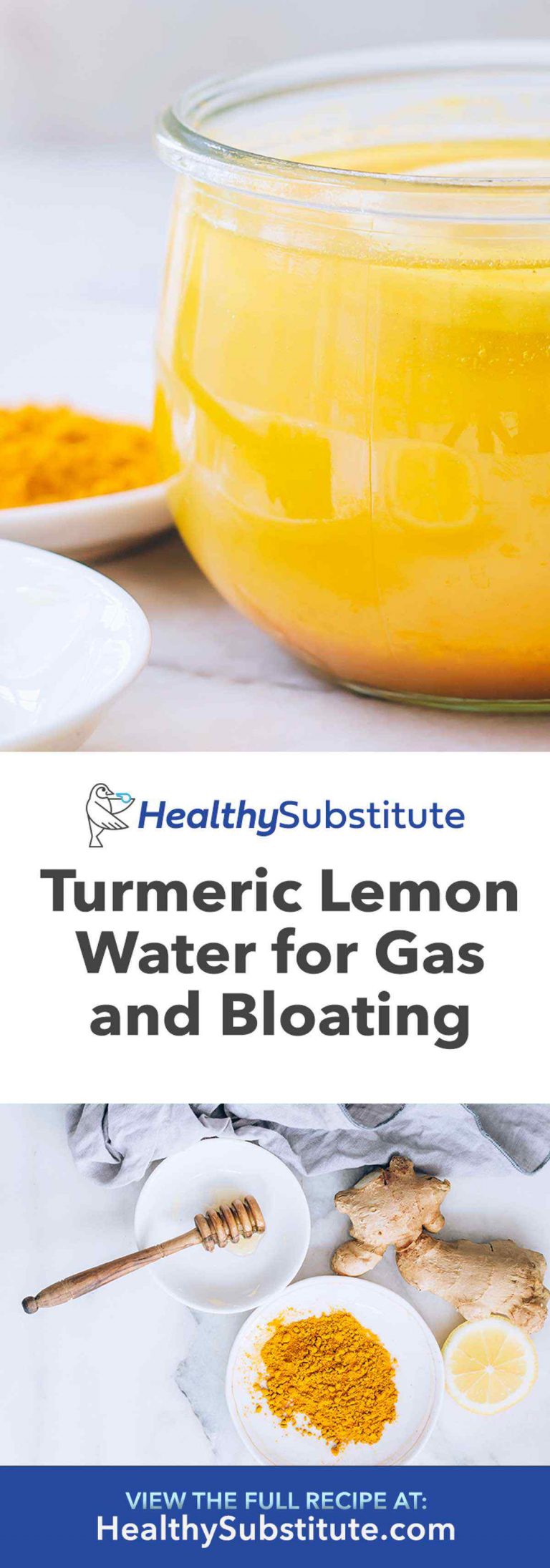 How to Make Turmeric and Lemon Water for Gas and Bloating - Healthy ...