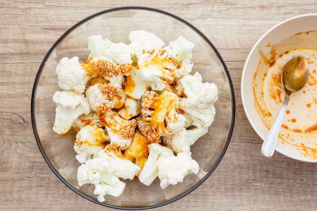 The Best Sweet, Sour and Spicy Oven Roasted Cauliflower - Healthy ...