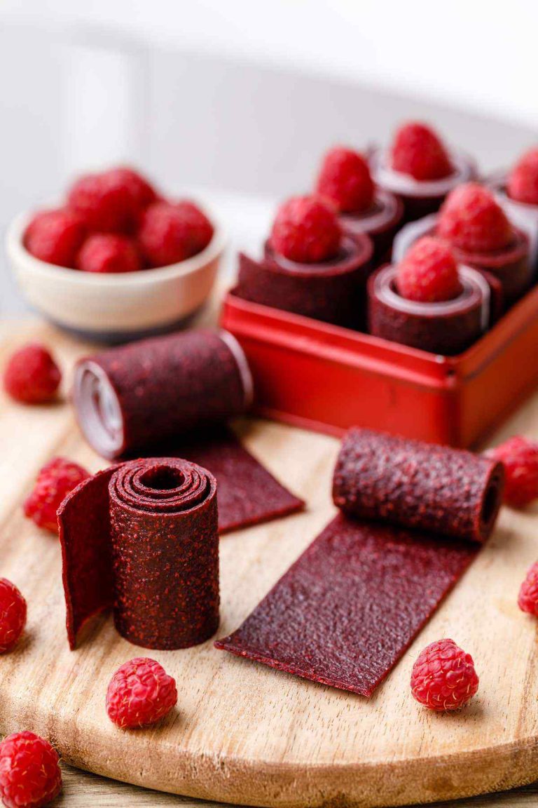 3-Ingredient Raspberry Fruit Leather (Easy, Vitamin-Rich Snack ...