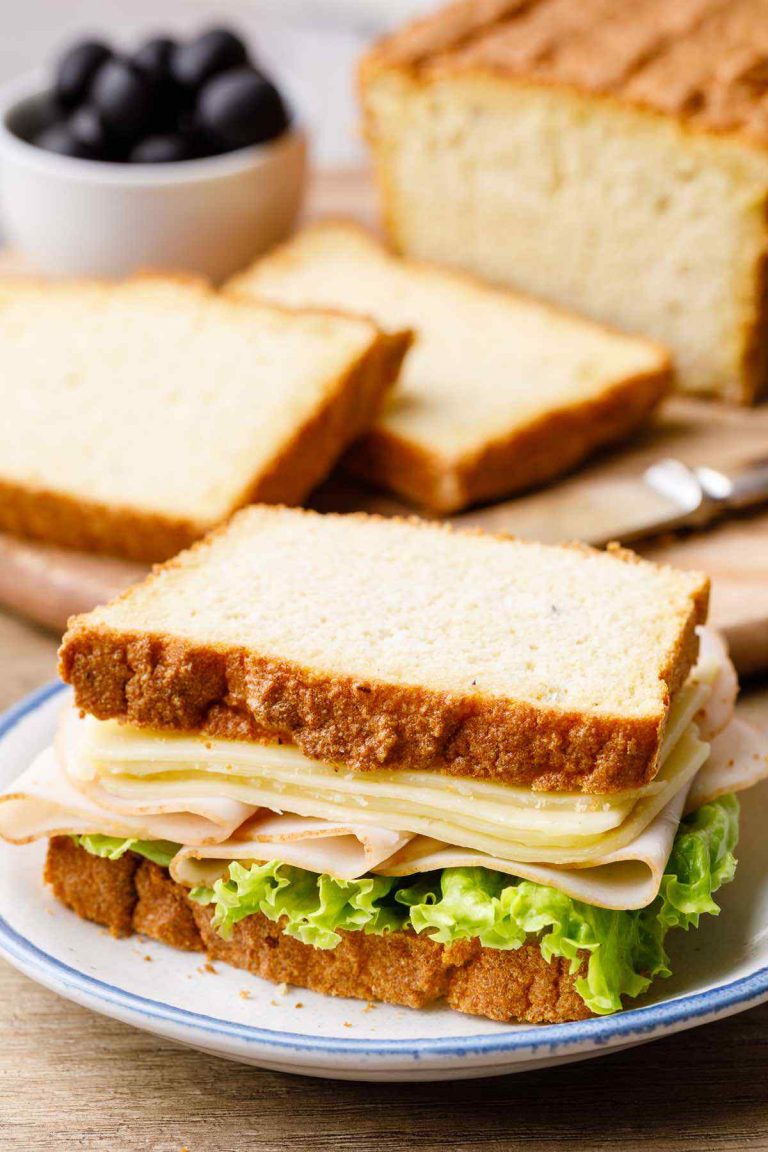 7-Ingredient Keto Cashew Bread - High Protein, Low Carb Bread Recipe ...