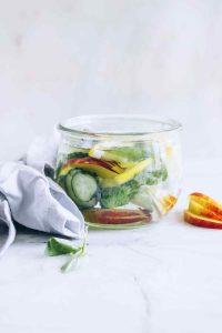 The Best Peach-Infused Water Recipe (yum!) - Healthy Substitute