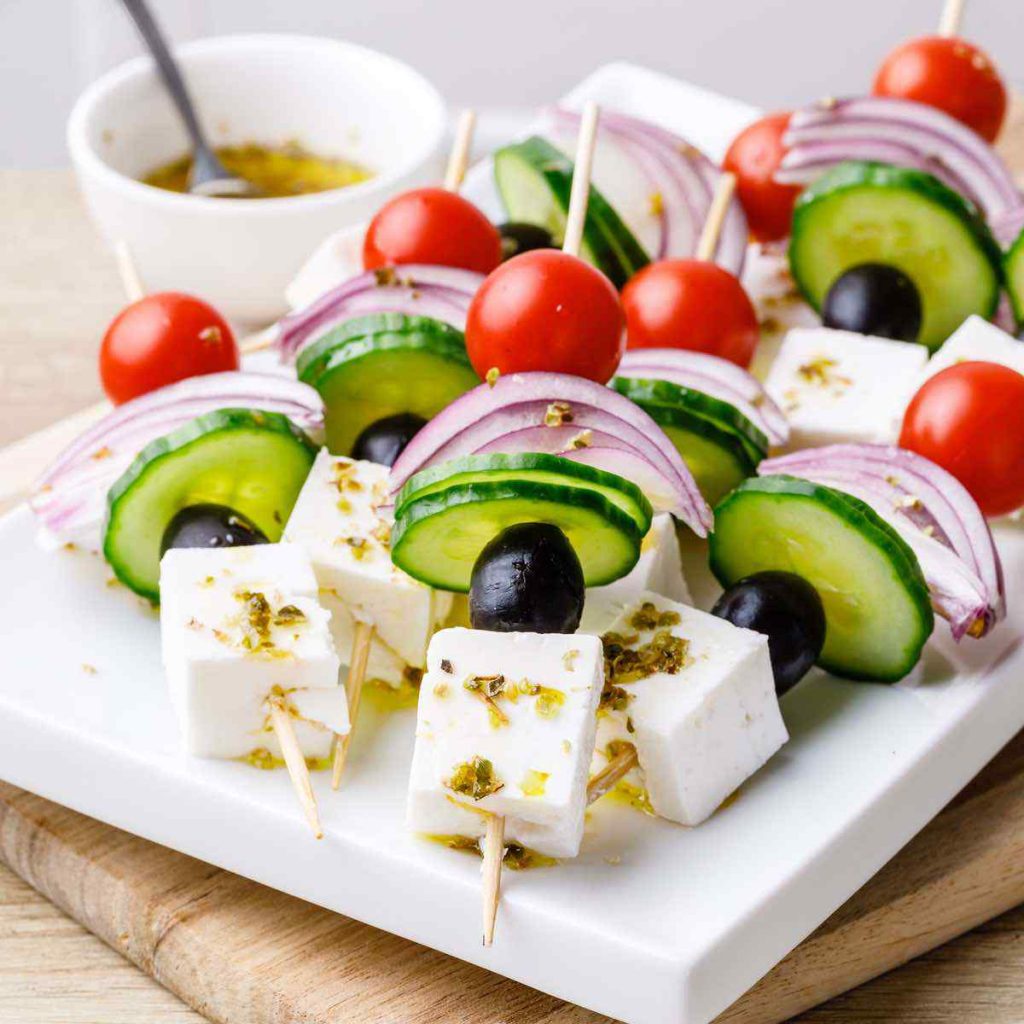 Soul Satisfying Greek Salad Bites (Healthy) - Healthy Substitute
