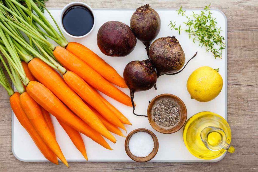 Sheet Pan Roasted Carrots and Beets (Easy Recipe) - Healthy Substitute
