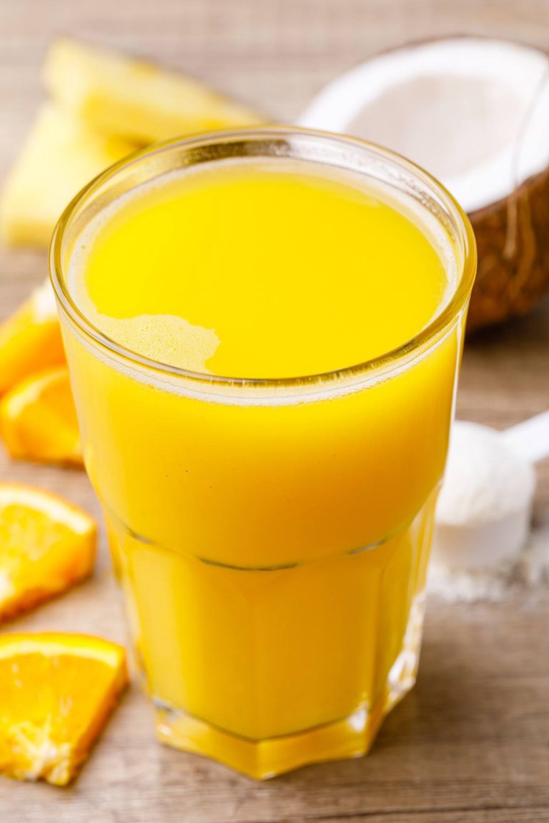 Pineapple Orange Pre Workout Drink For Sustained Energy Healthy