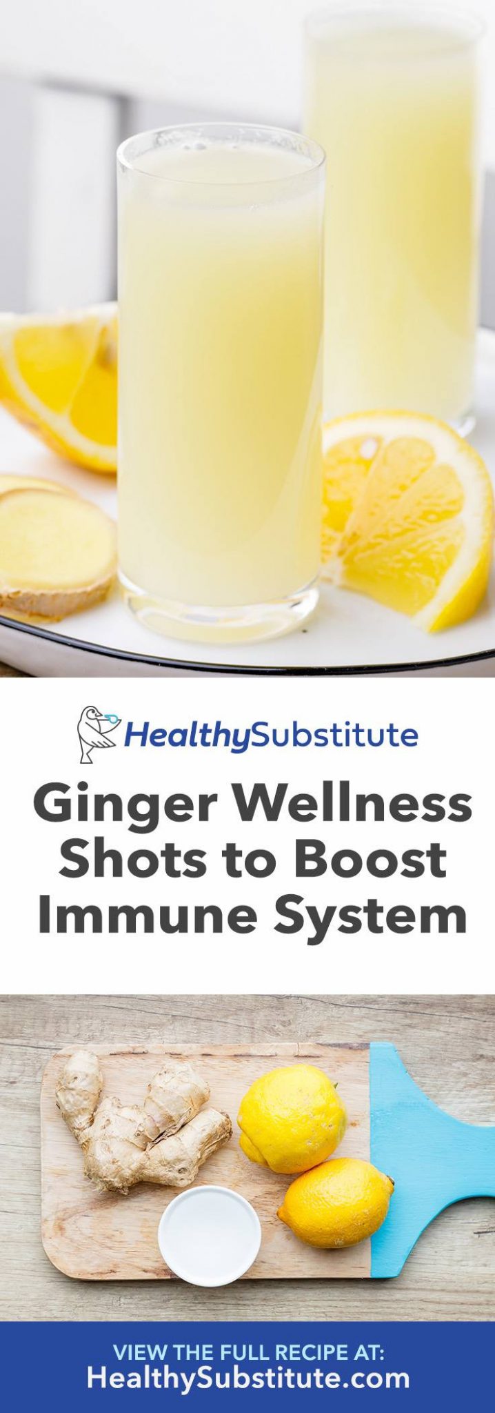 Easy Ginger Wellness Shots - Healthy Substitute