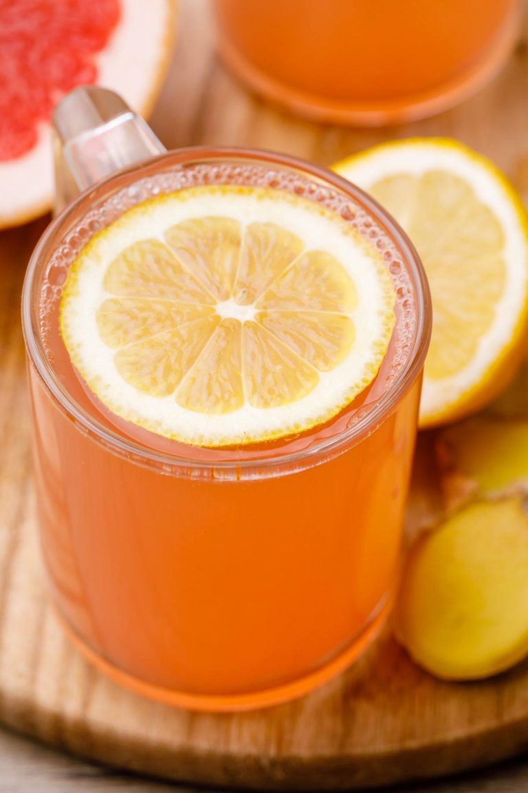 All-Natural Immune Booster Tonic (Lemon, Ginger, Grapefruit) - Healthy ...