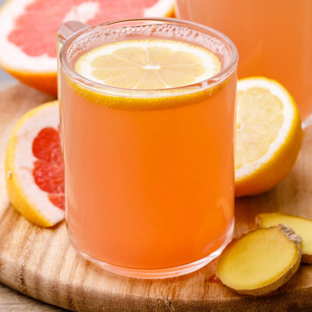 All-Natural Immune Booster Tonic (Lemon, Ginger, Grapefruit) - Healthy ...