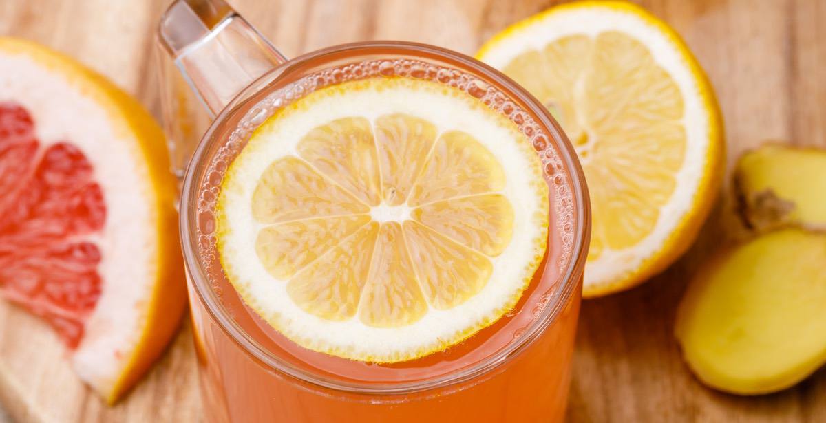 All-Natural Immune Booster Tonic (Lemon, Ginger, Grapefruit) - Healthy ...